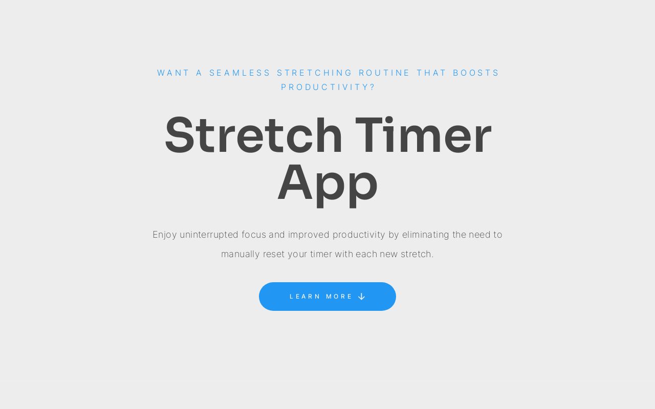 Get Stretch Timer App!